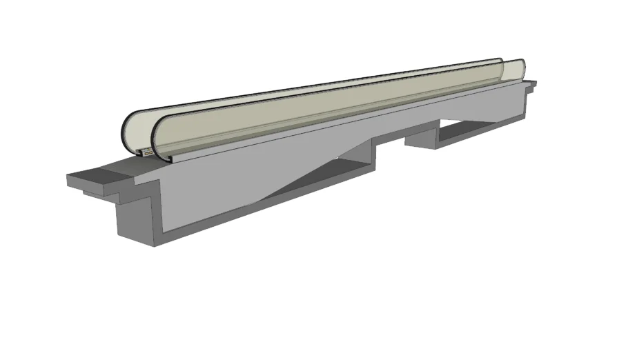 ThyssenKrupp Elevator Orinoco Horizontal 32in Pallet Moving Walkway ...
