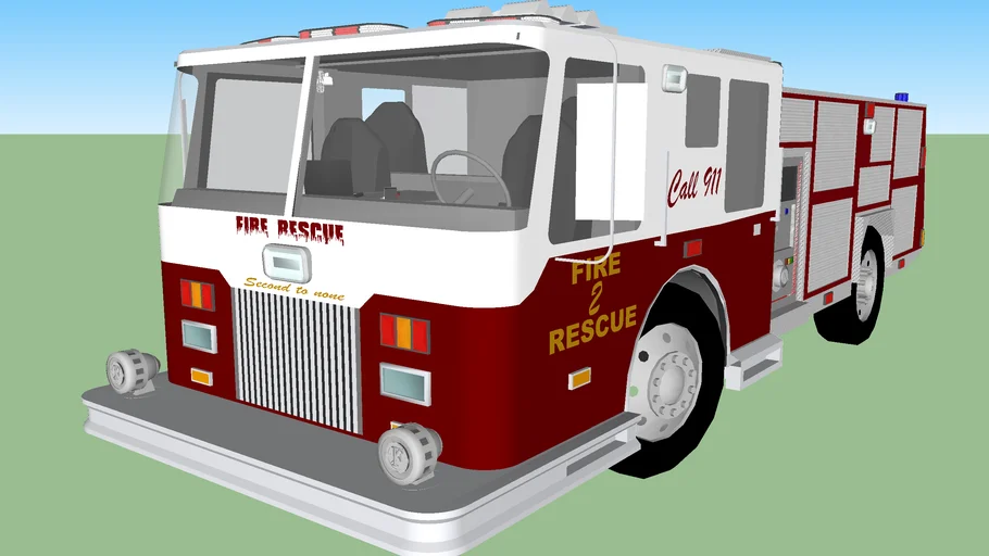 2nd Company Fire Rescue Multi Purpose Truck | 3D Warehouse
