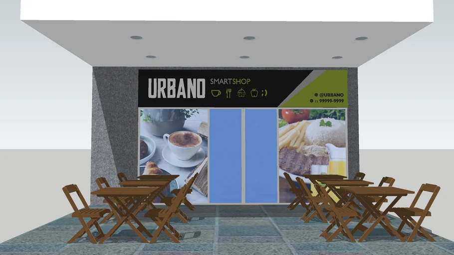 Fachada Comercial | 3D Warehouse