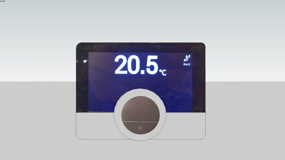 Remeha E-Twist Thermostaat/Thermostat | 3D Warehouse