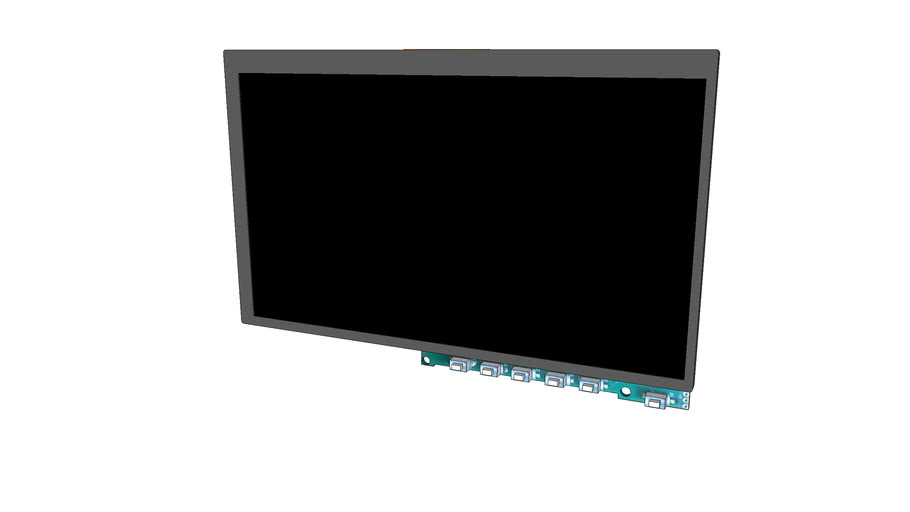 7 inch LCD TFT FPV 1024 x 600 Monitor Screen Remote control FPV | 3D ...