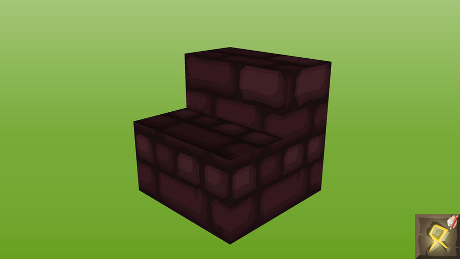 Nether Brick Stairs | 3D Warehouse