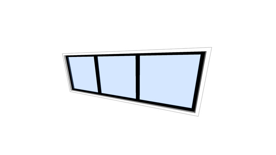 Large aluminium window | 3D Warehouse