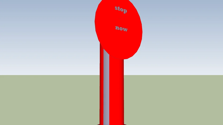 stop sign | 3D Warehouse