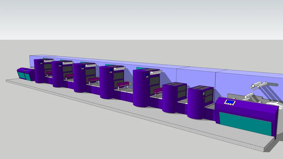 prototipo offset press 2023 | 3D Warehouse