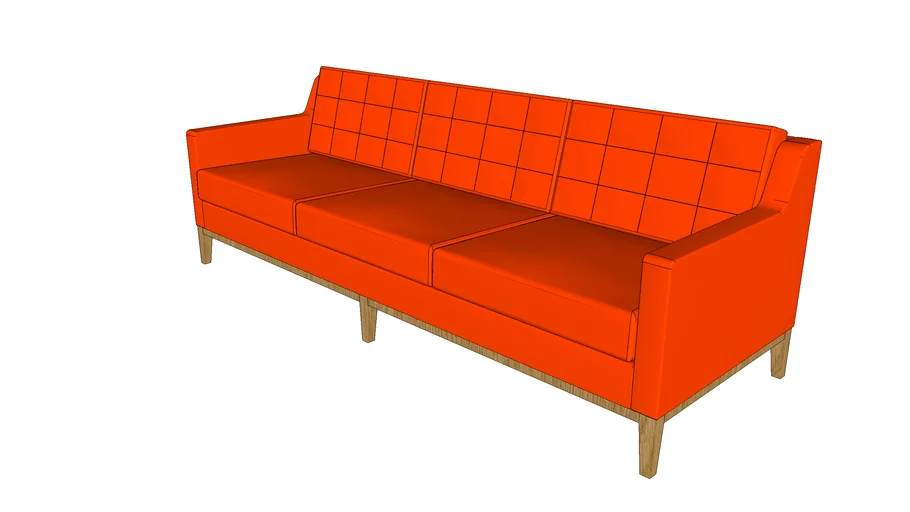 Lexe Large Sofa | 3D Warehouse