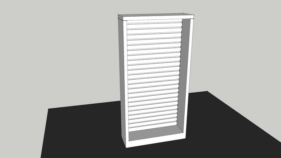 Slat Wall Unit | 3D Warehouse