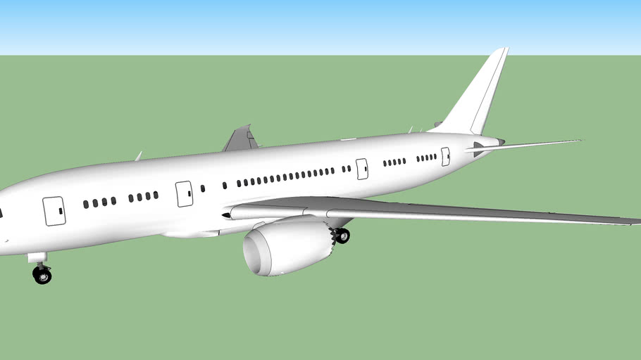 Template - Boeing 787-8 Dreamliner | 3D Warehouse
