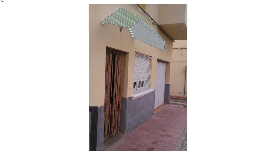 Visera para la puerta de casa | 3D Warehouse