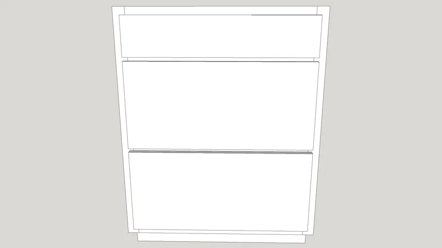 Standard Drawer Stack | 3D Warehouse