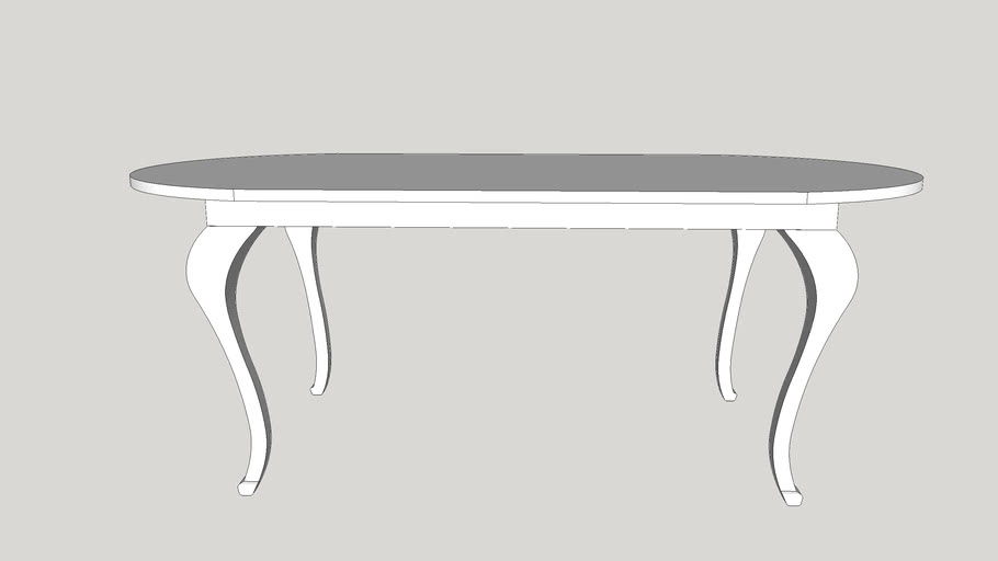 Oval dining table | 3D Warehouse