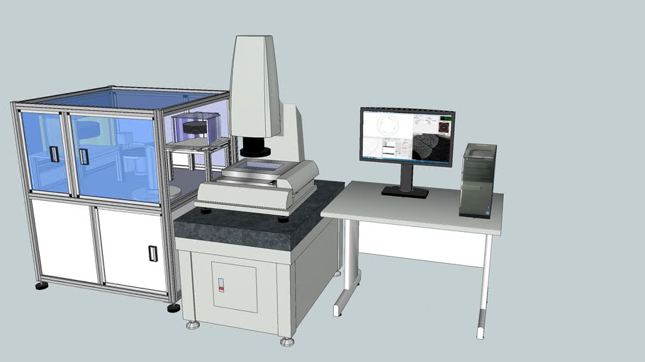 Micro Vu Vertex 251 with wafer auto measureing machine | 3D Warehouse
