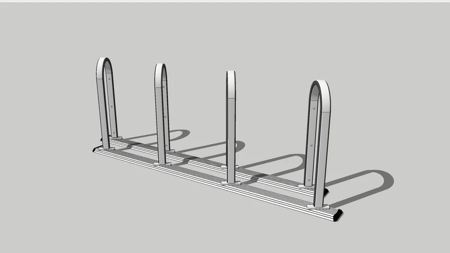 Bike Rack: The Fremont Bike Corral Skew 8 | 3D Warehouse