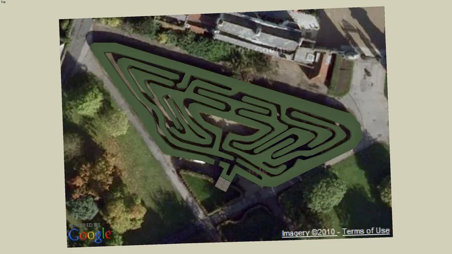 Hampton Court Garden Maze | 3D Warehouse