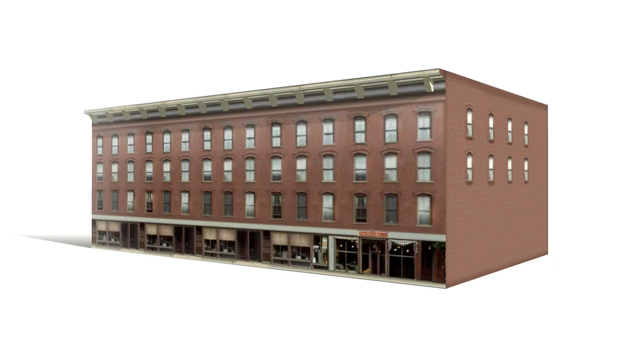 Mixed use building on Market Street | 3D Warehouse