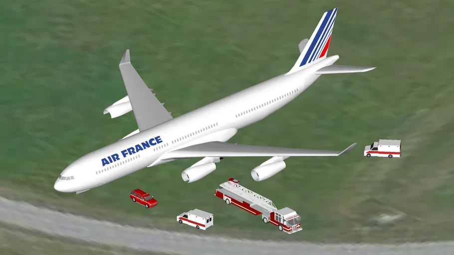 Air France Flight 358 Crash Toronto Pearson, Canadá. | 3D Warehouse