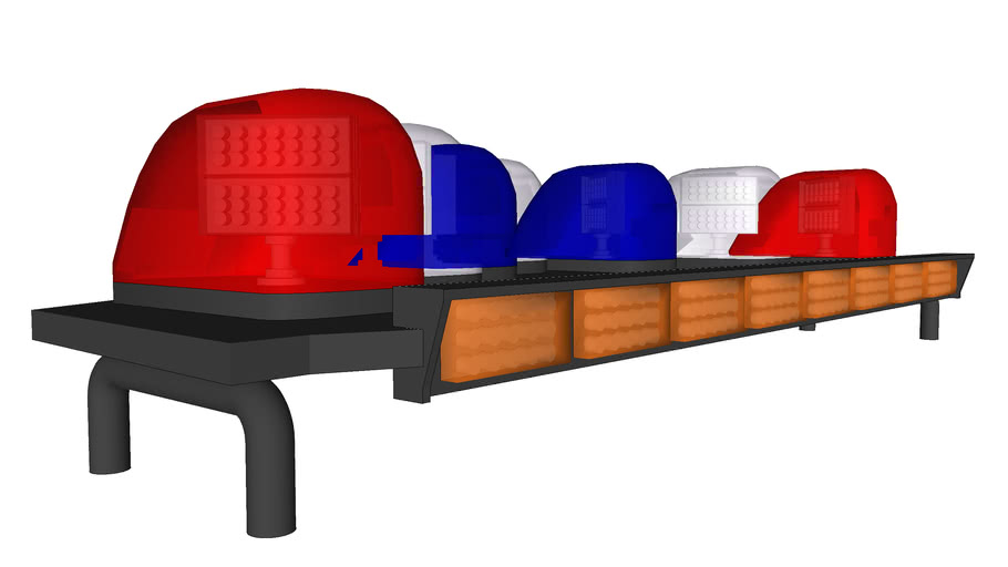 LED Vector Lightbar | 3D Warehouse