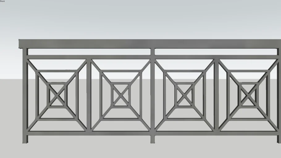 12.Balcony Railing | 3D Warehouse