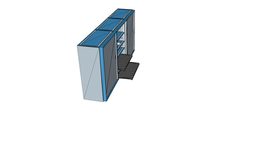 Storage wall combination (UIS) - LISTA | 3D Warehouse