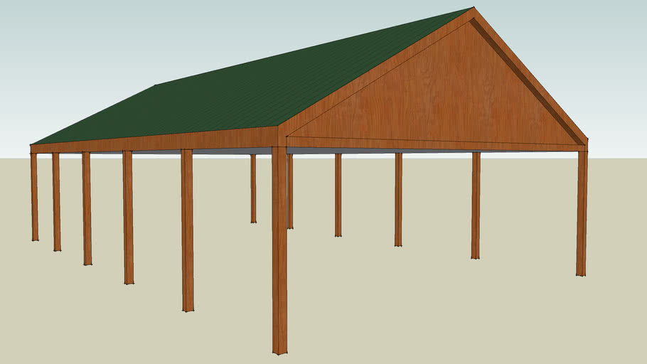 30x50 Park Shelter | 3D Warehouse