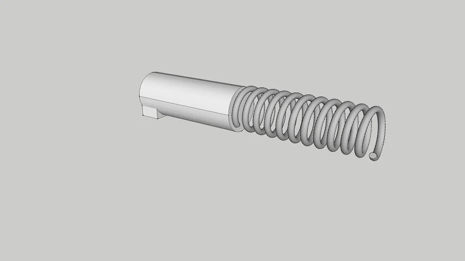 24VDC Spring Return Solenoid | 3D Warehouse