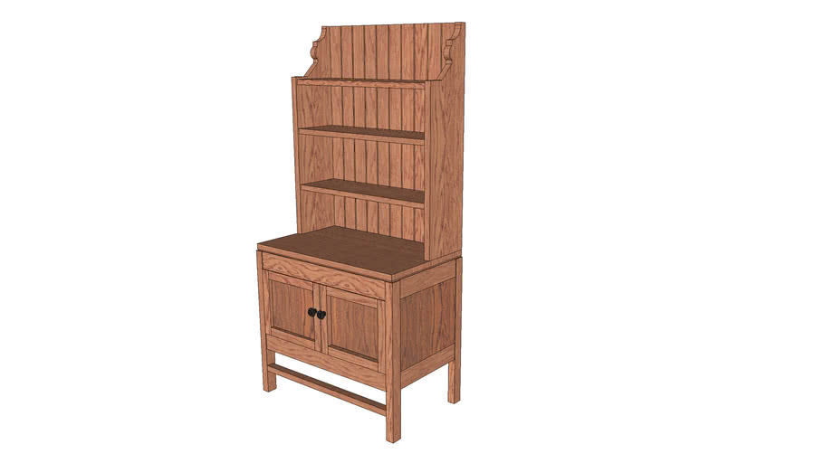 victorian simple dresser unit | 3D Warehouse