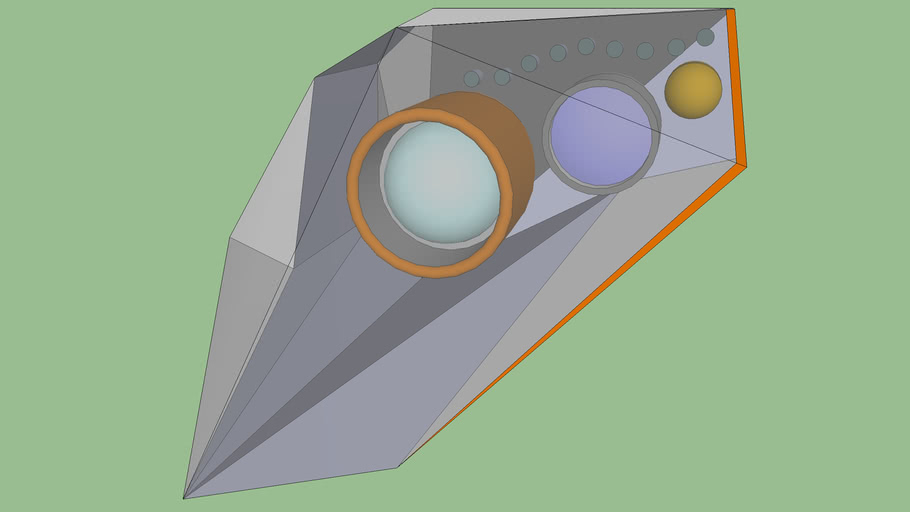 SP3 MoStro Left Headlight | 3D Warehouse