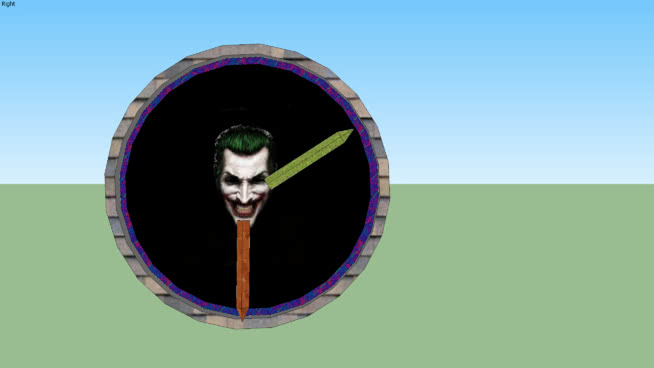 Joker Clock | 3D Warehouse