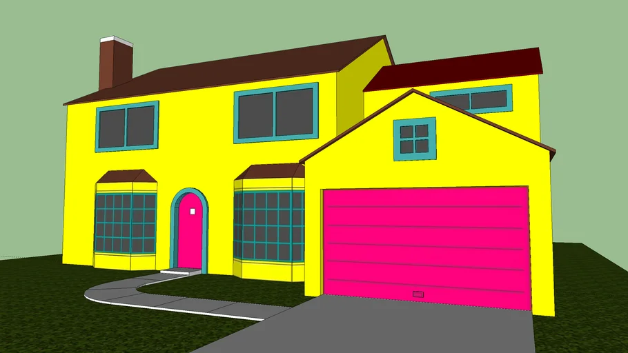 Casa dos Simpsons | 3D Warehouse