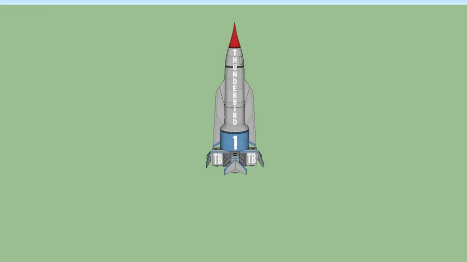 Thunderbird 1 With Swept Wings | 3D Warehouse