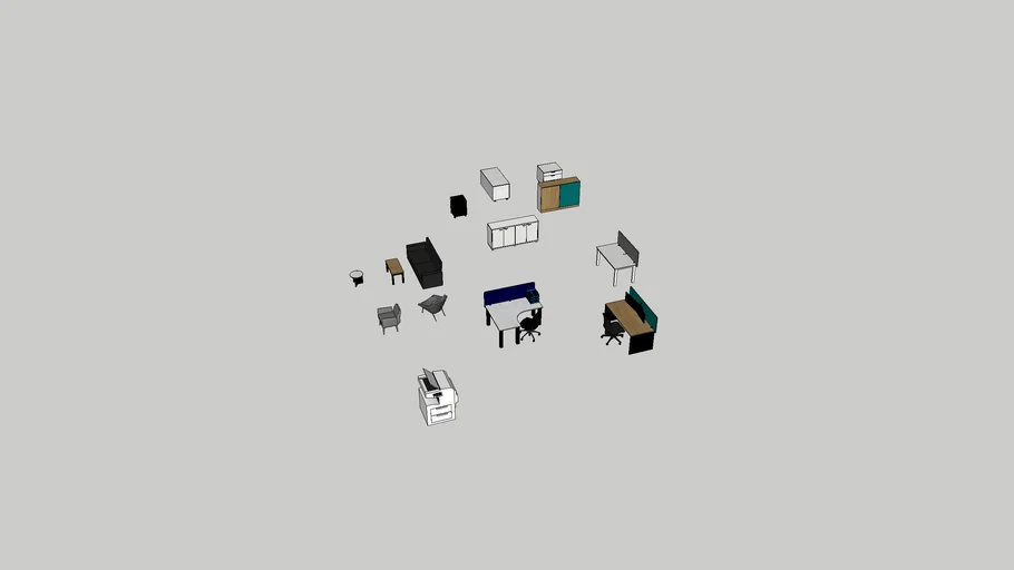 Office Furniture | 3D Warehouse