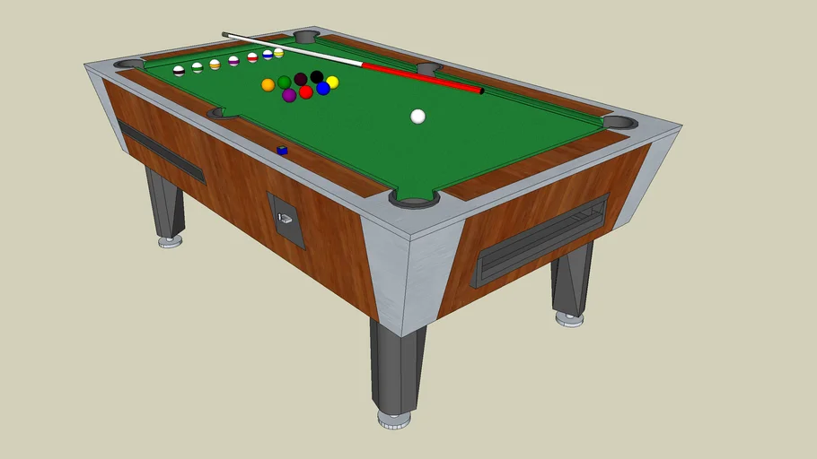 Pool Table Commercial | 3D Warehouse