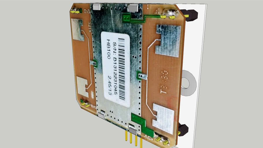 #HB100 Doppler Module | 3D Warehouse