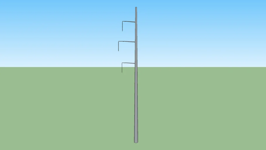 Transmission Metal Loop Power Line | 3D Warehouse