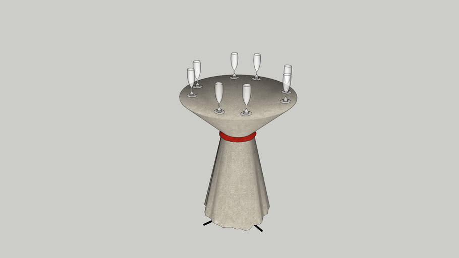 Cocktail table | 3D Warehouse
