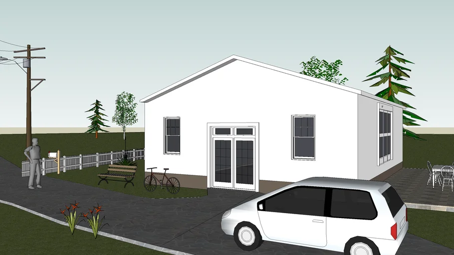 A simple Cottage | 3D Warehouse