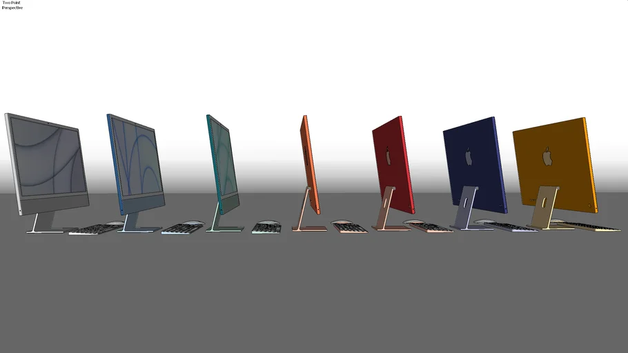 iMac 2021 24' | 3D Warehouse