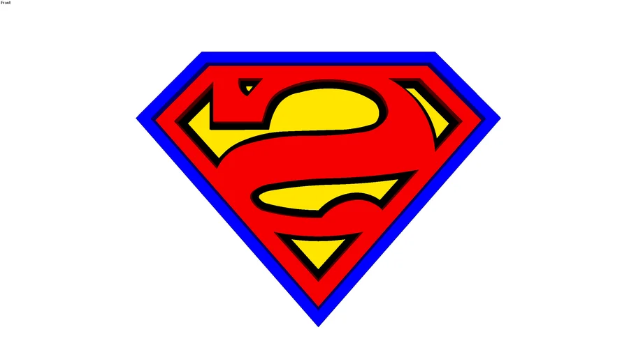 Superman Logo Render