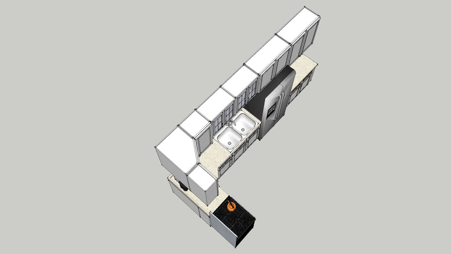 Shaker Kitchen | 3D Warehouse