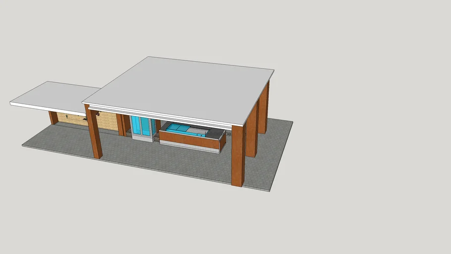 Feluka @ Sporting Club Beirut Entrance concept design | 3D Warehouse