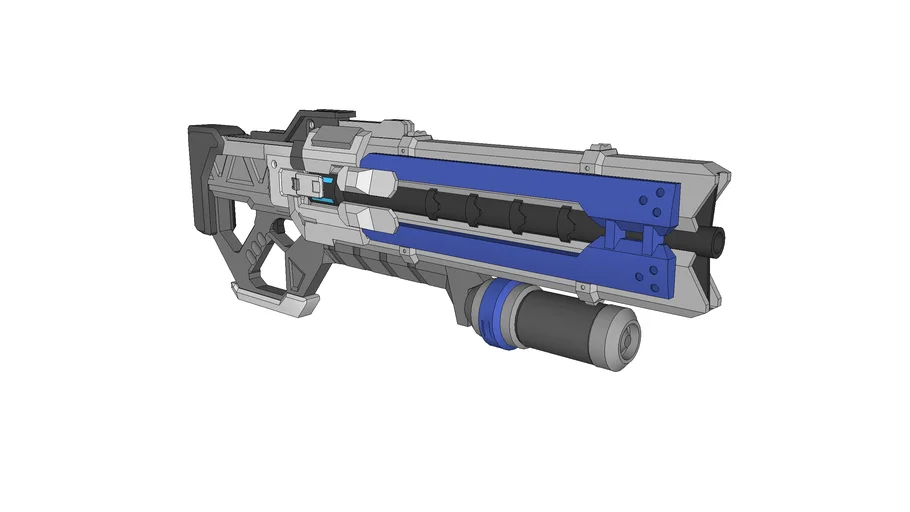 OVERWATCH] 솔저: 76 - 펄스 소총 / SOLDIER: 76 - Heavy Pulse Rifle | 3D Warehouse