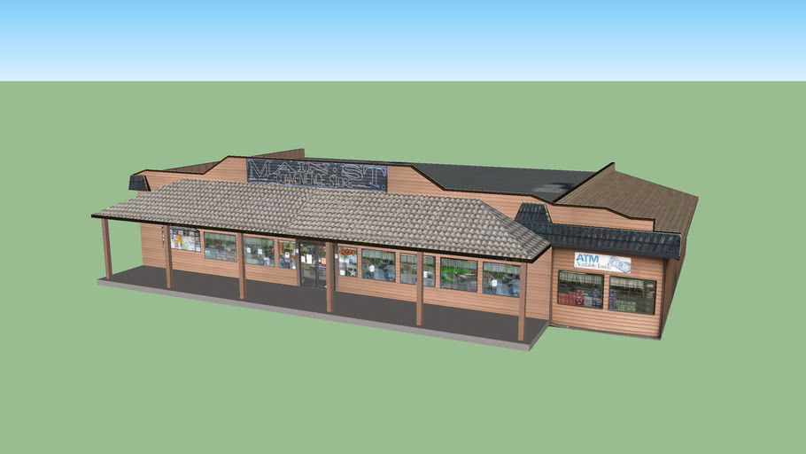 Main Street Convenience Store | 3D Warehouse
