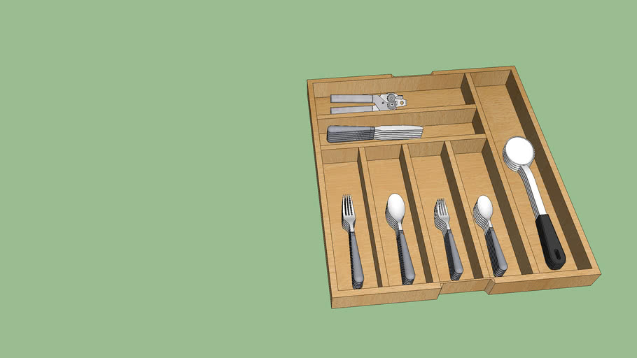 Utensil Tray | 3D Warehouse