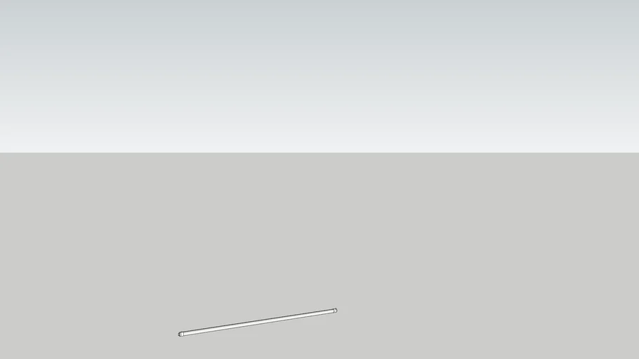 T8 LED 4ft LED Tube Light | 3D Warehouse