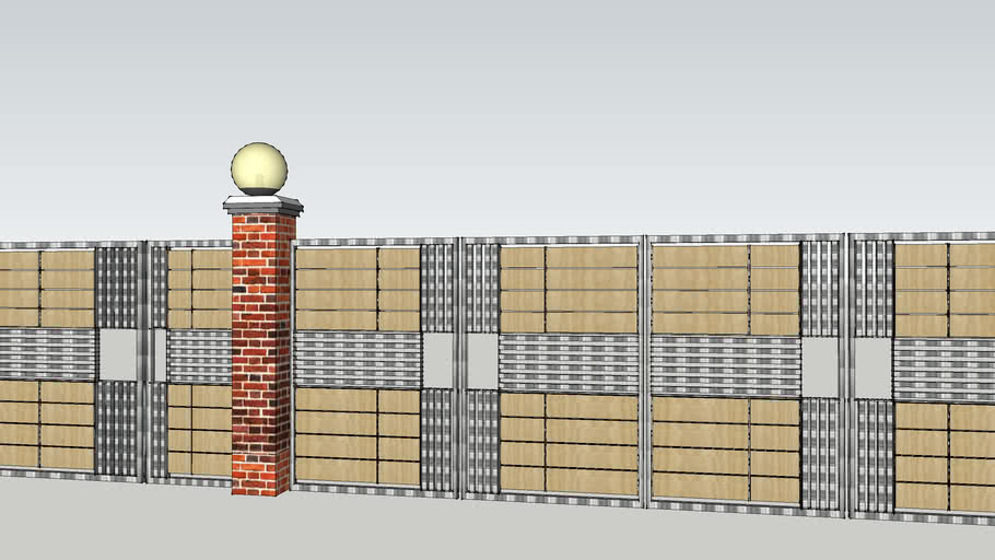 Modern gate design | 3D Warehouse