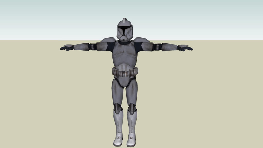 clone trooper 1 | 3D Warehouse