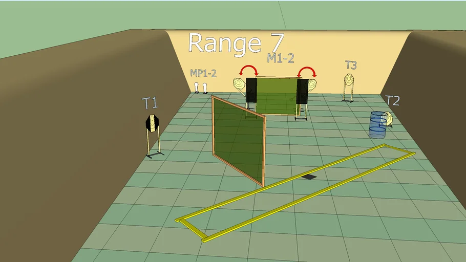 IPSC 12 Round Short COF | 3D Warehouse