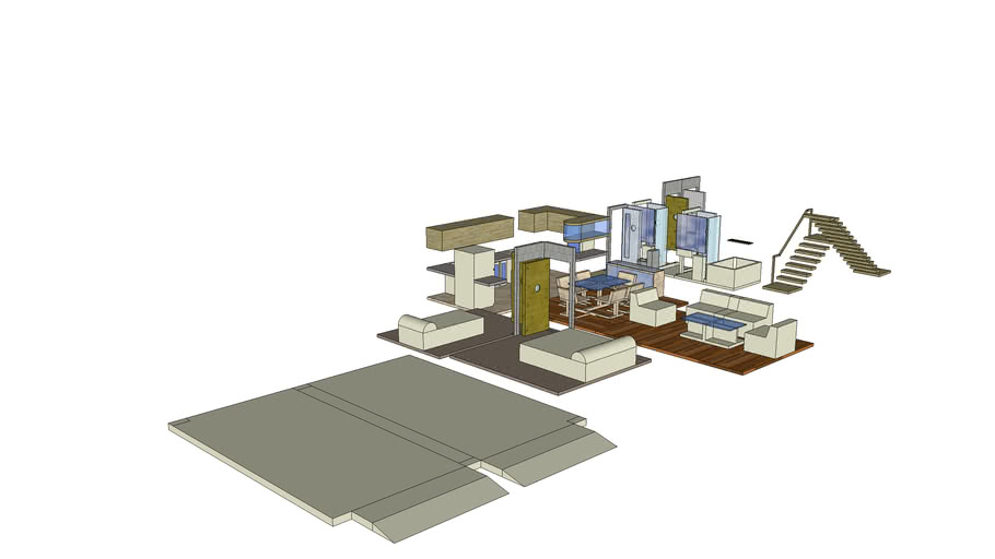 Standard House floor plan STD | 3D Warehouse