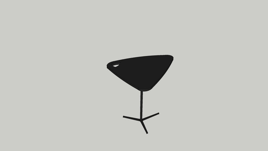 Ikea DAVE laptop table (BLACK) | 3D Warehouse