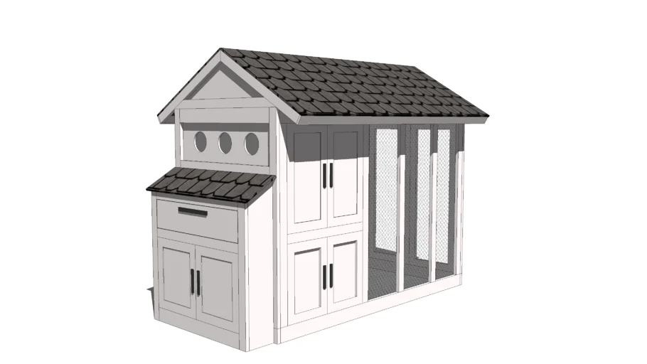 Chicken coop plan model | 3D Warehouse